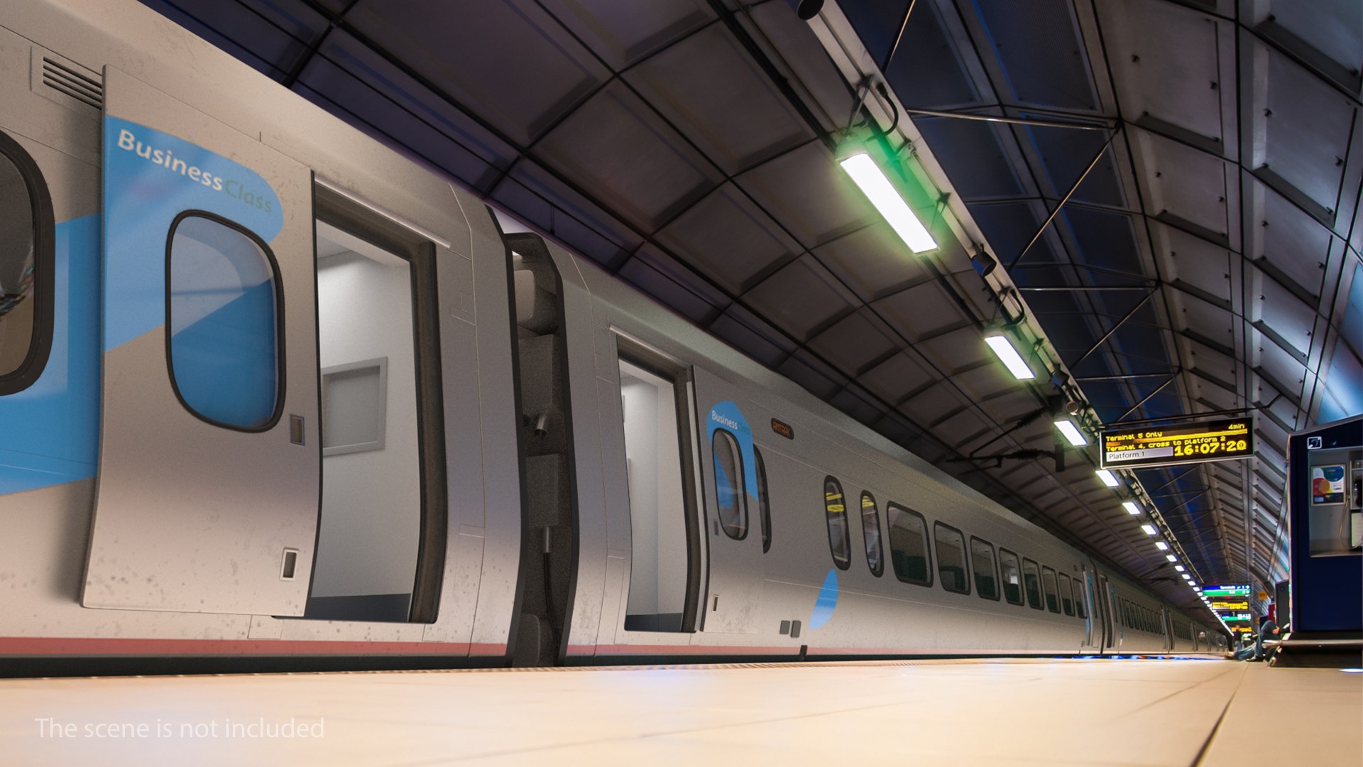 3D Model Acela Express Coach Rigged - TurboSquid 1444073