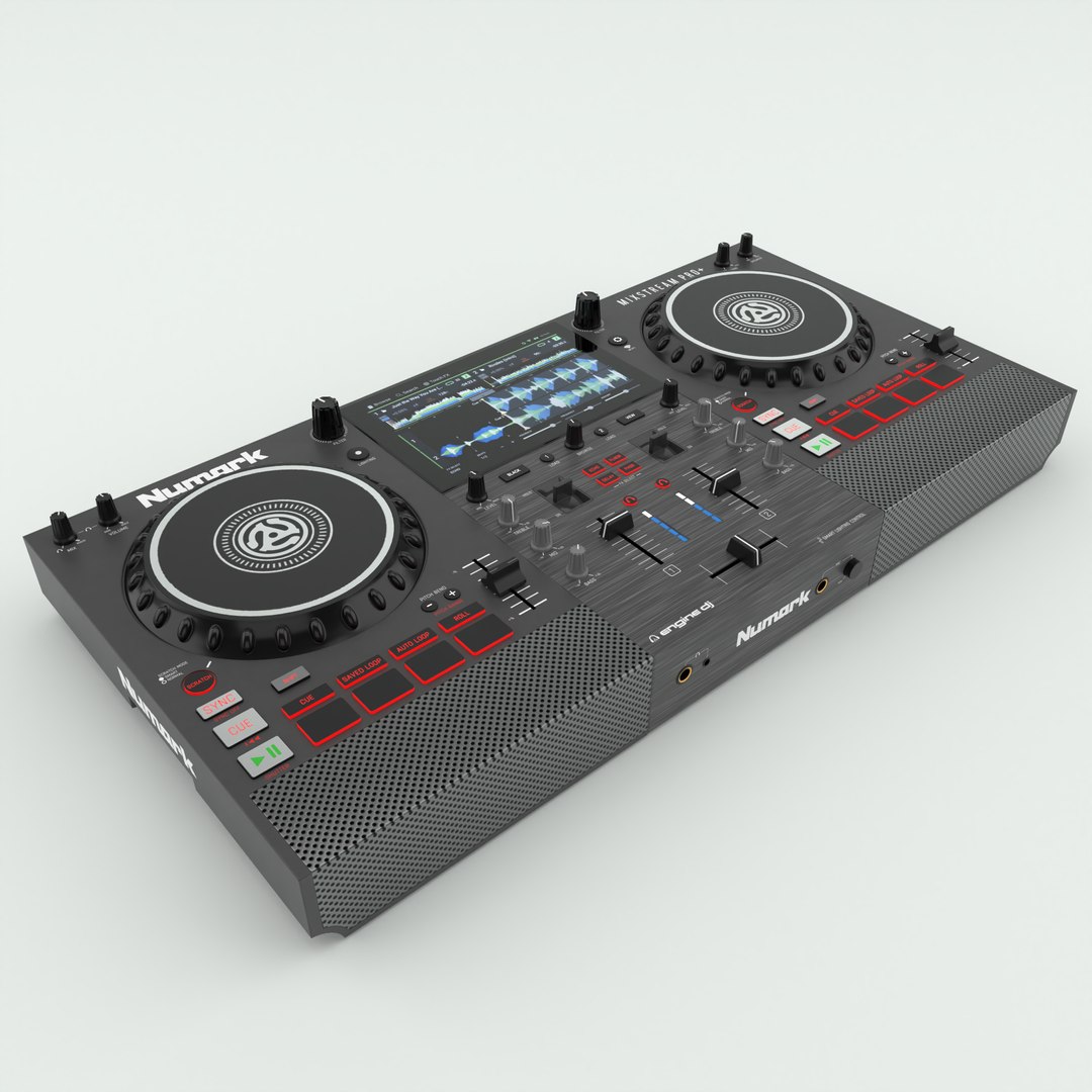 3D Standalone Streaming DJ Controller Numark Mixstream Pro Model ...