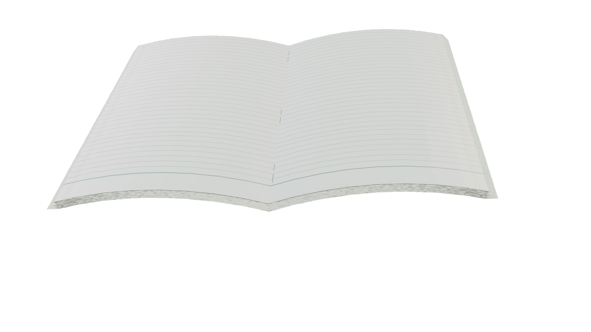 3D PAPER NOTEBOOK model - TurboSquid 2125034