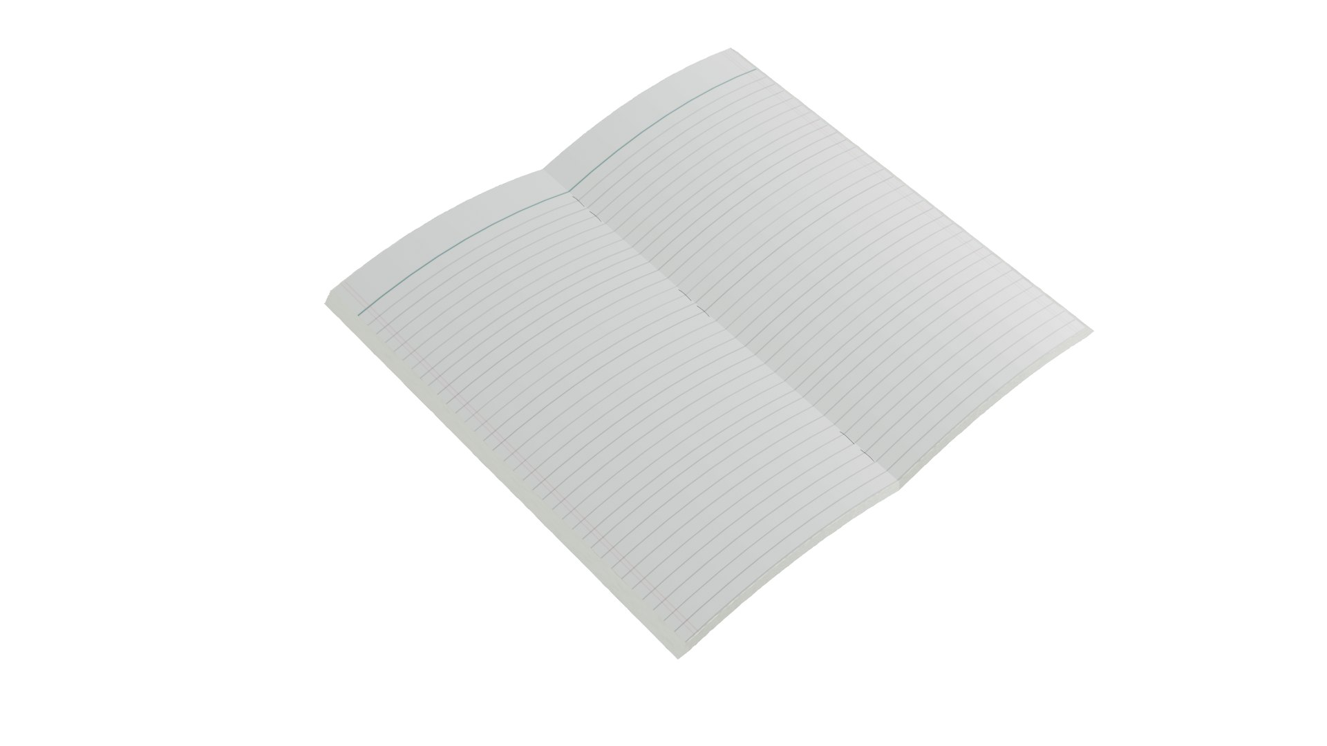 3D PAPER NOTEBOOK model - TurboSquid 2125034