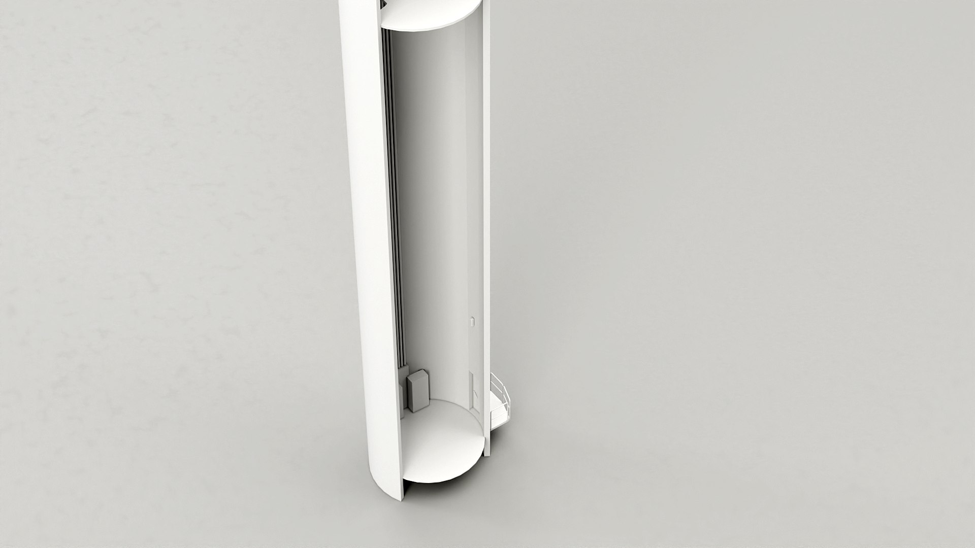 Offshore Wind Turbine Cutaway No Materials 3D Model - TurboSquid 2187302