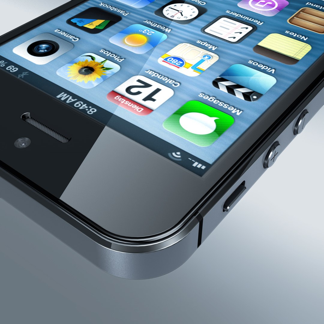 3d Iphone 5 Phone Model