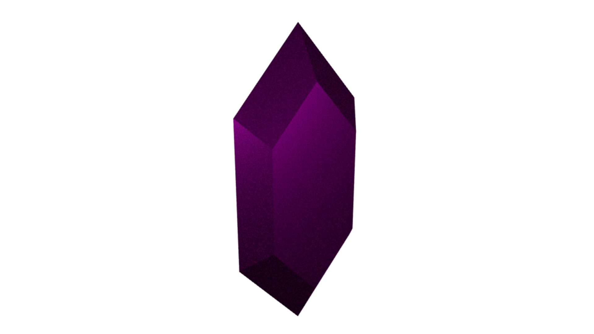 Purple rupee 3D model - TurboSquid 1597837