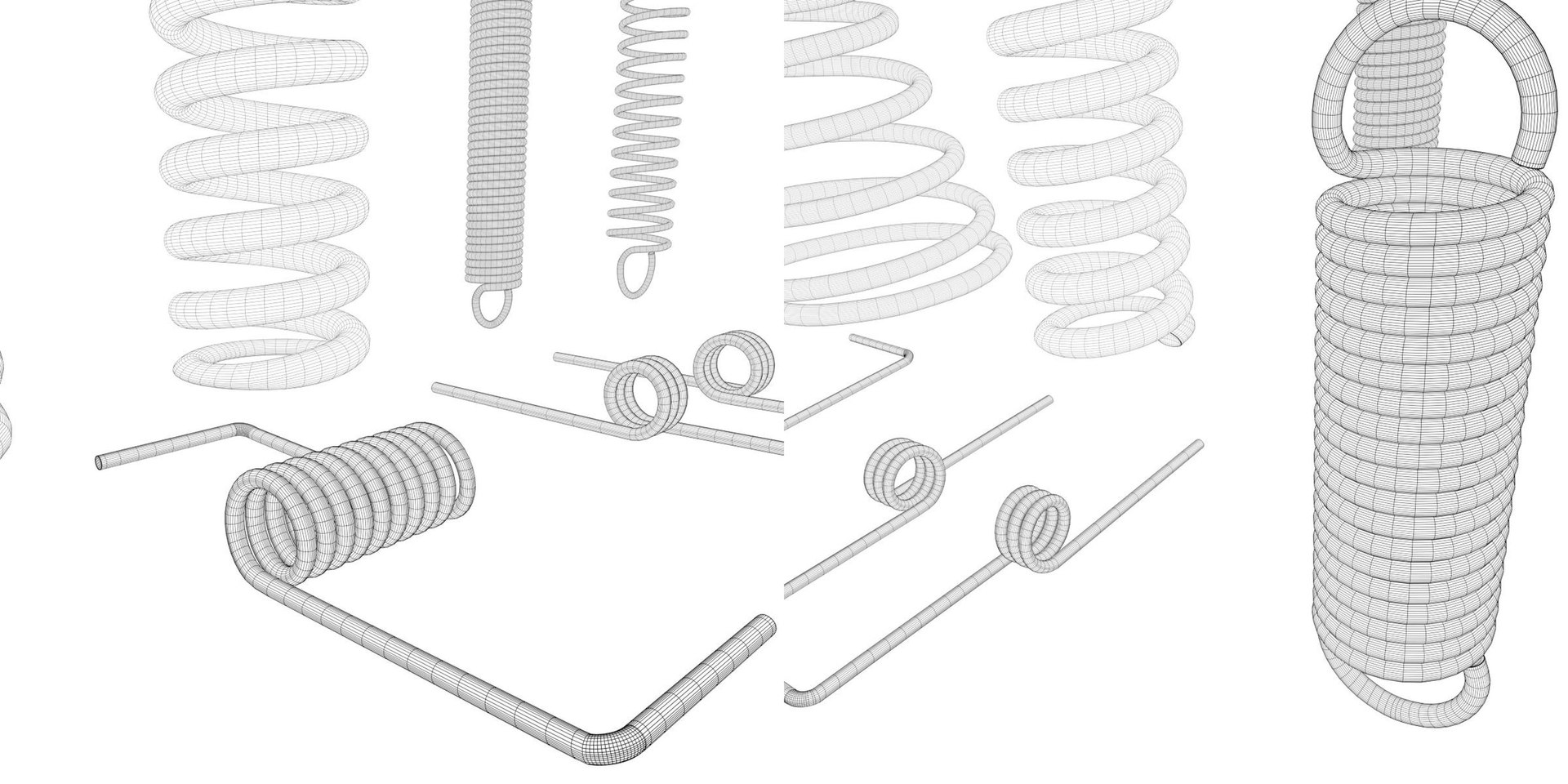 3D Hardware Springs - TurboSquid 1451911