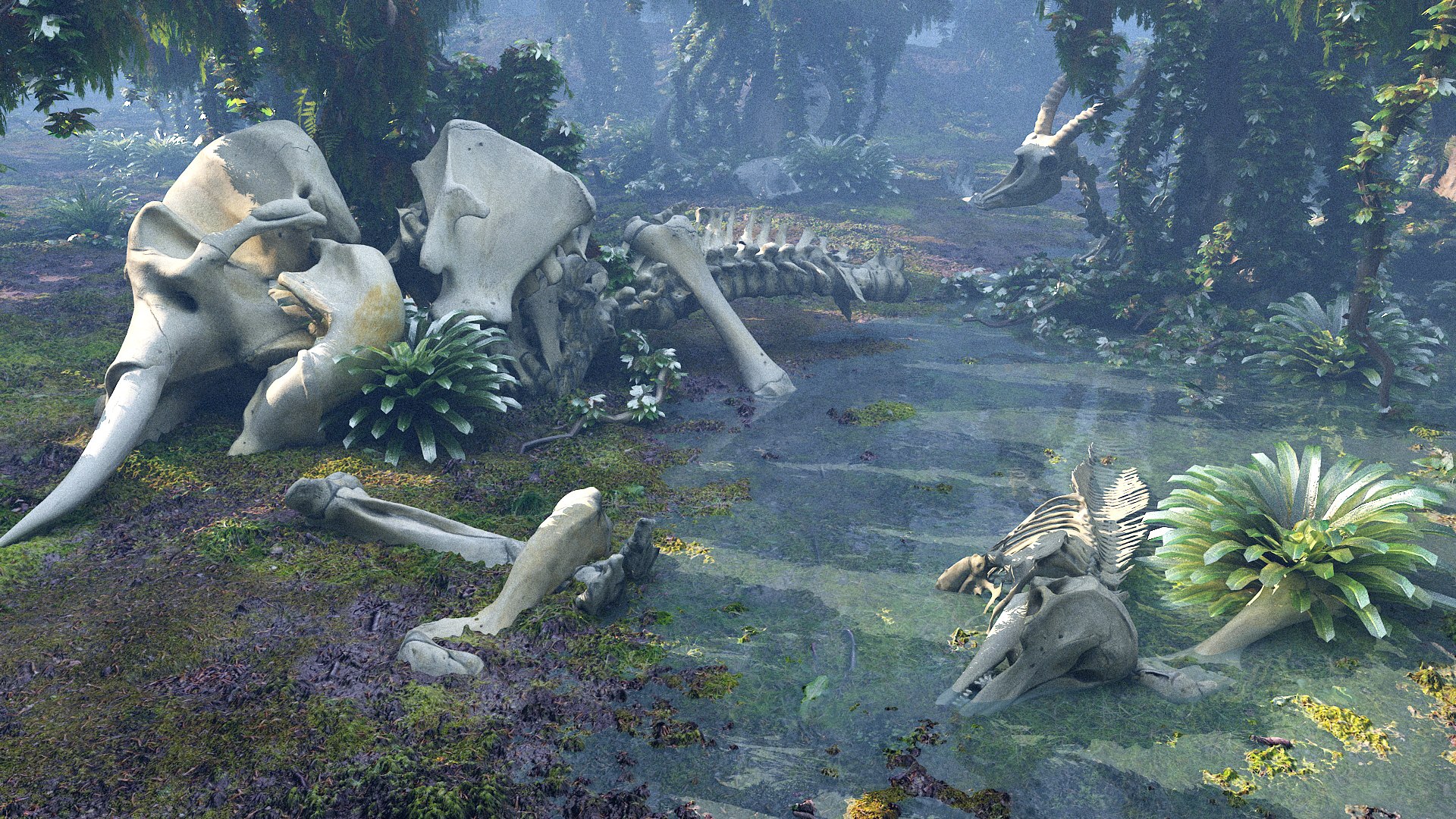 Jurassic Jungle 3D - TurboSquid 1920869