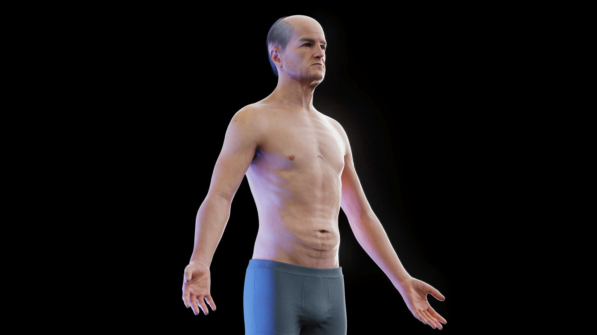 3D Human Anatomy Elder Male Body Model - TurboSquid 2025530