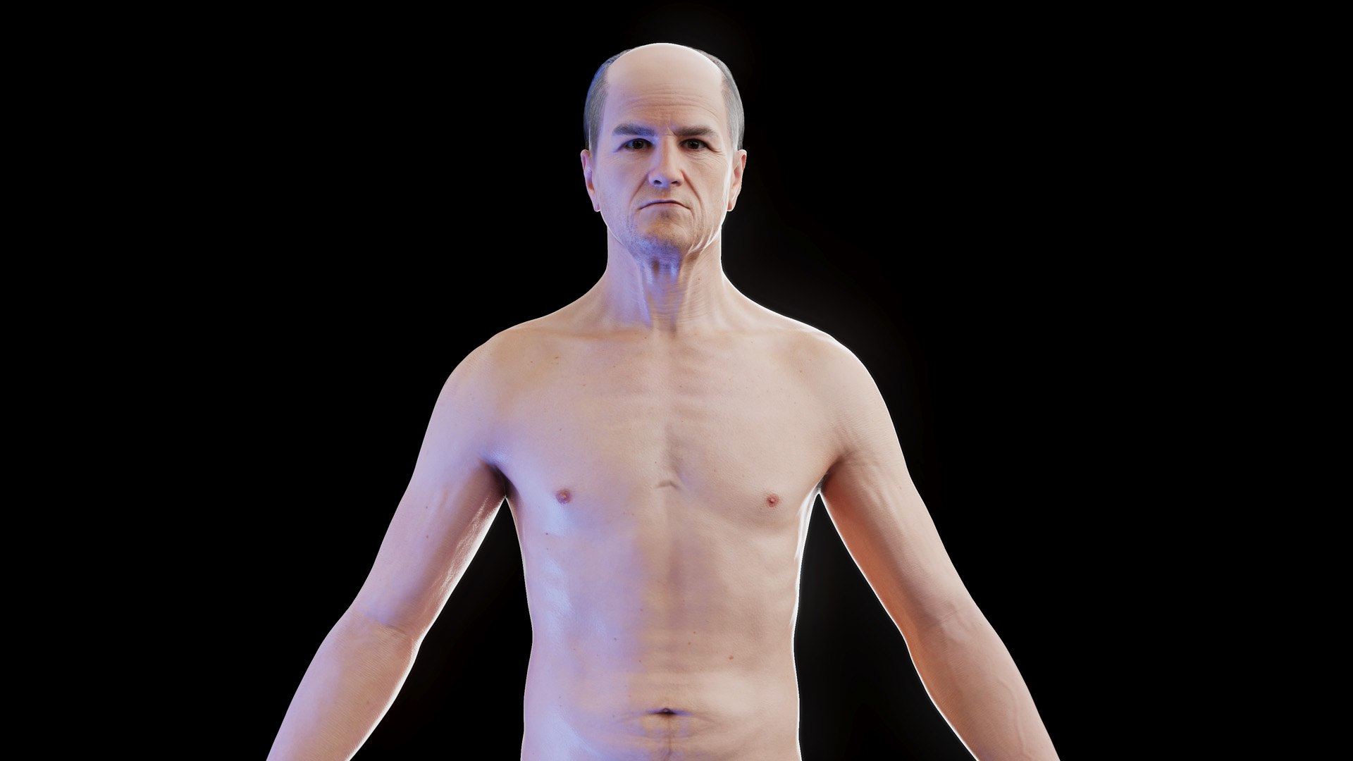 3D Human Anatomy Elder Male Body Model - TurboSquid 2025530