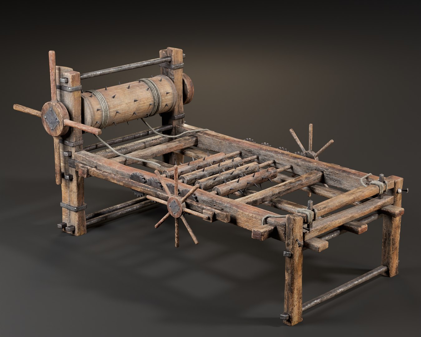 Medieval Spiked Rack Torture Device 3D - TurboSquid 2358012