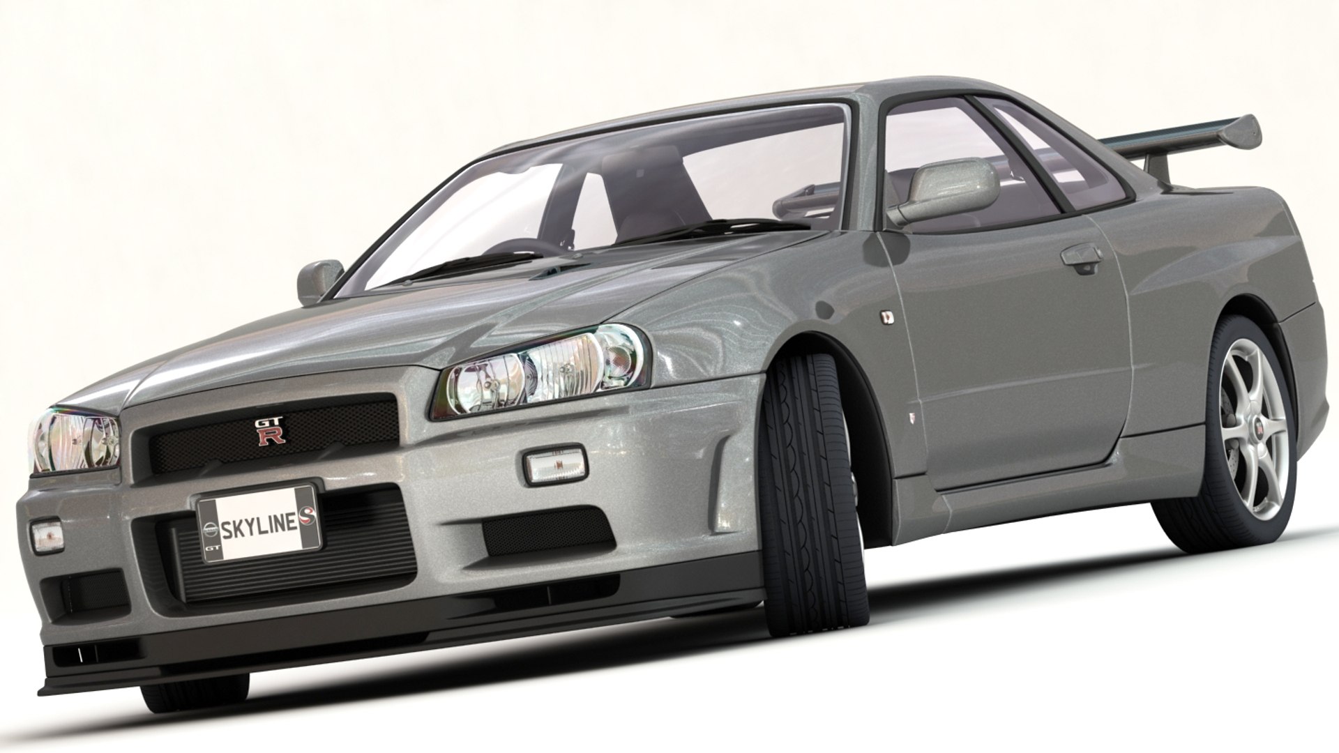 Nissan Skyline Gt-r V-spec 3D Model - TurboSquid 1187351