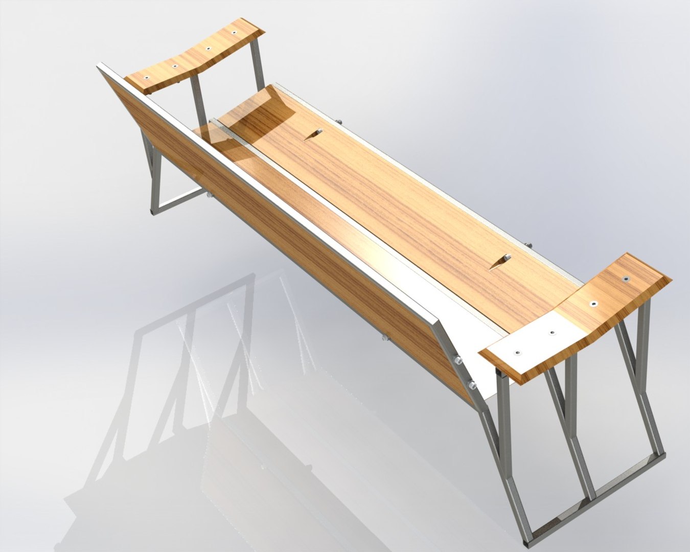 3d Model Of Solidworks Futuristic Sofa