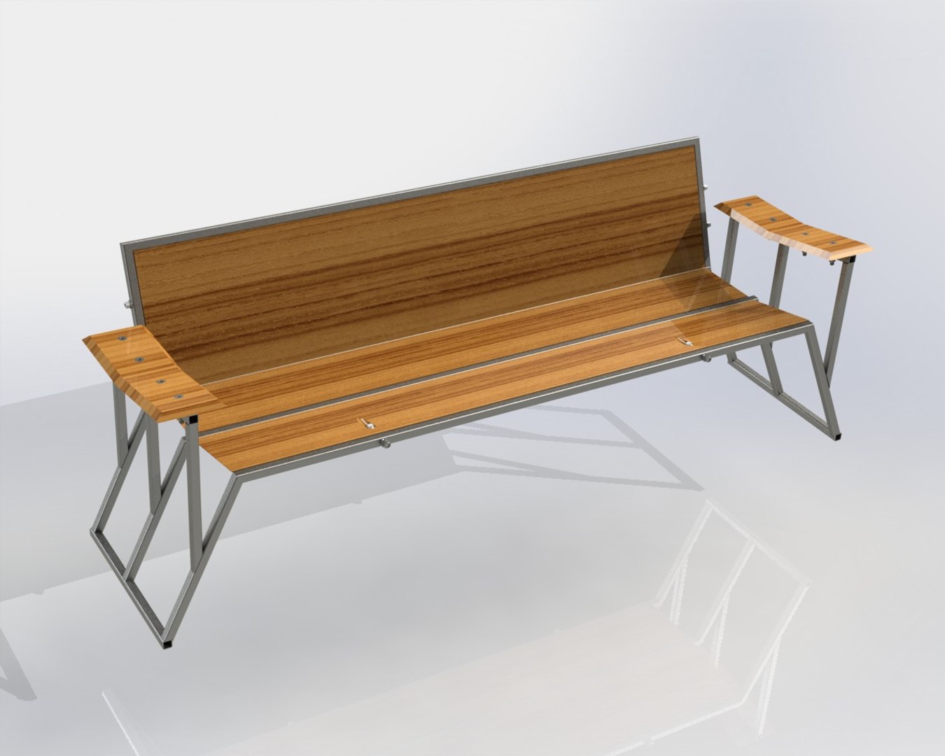 3d Model Of Solidworks Futuristic Sofa