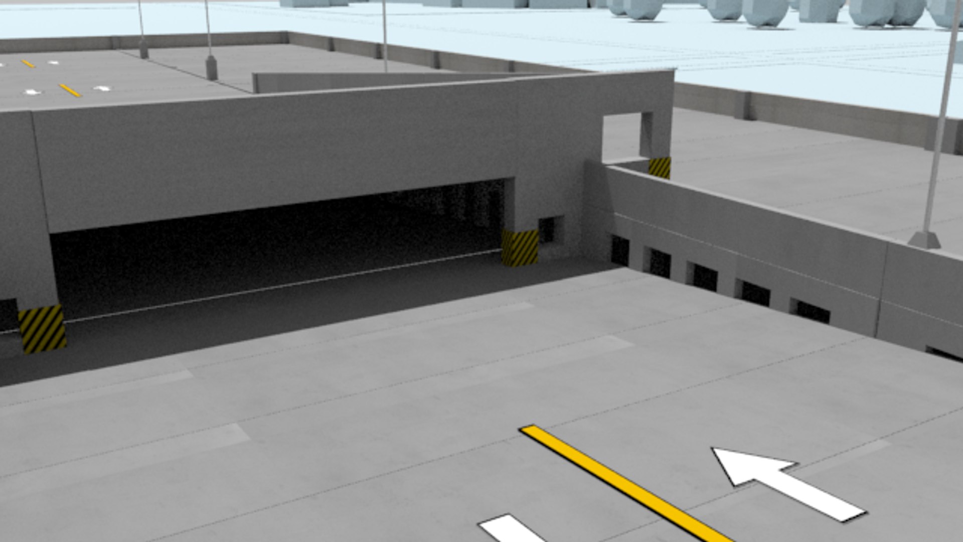 Precast Parking Garage 3D - TurboSquid 1198054