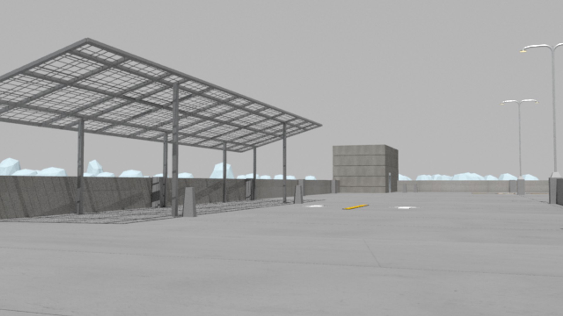 Precast Parking Garage 3D - TurboSquid 1198054