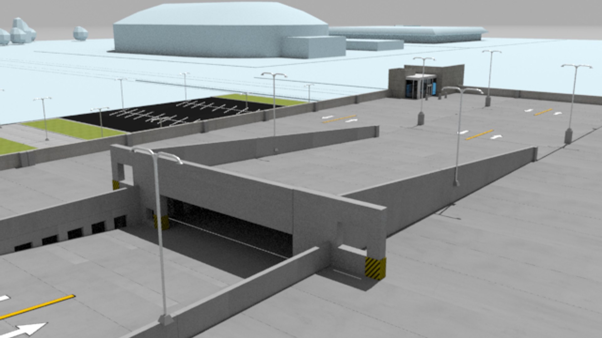 Precast Parking Garage 3D - TurboSquid 1198054