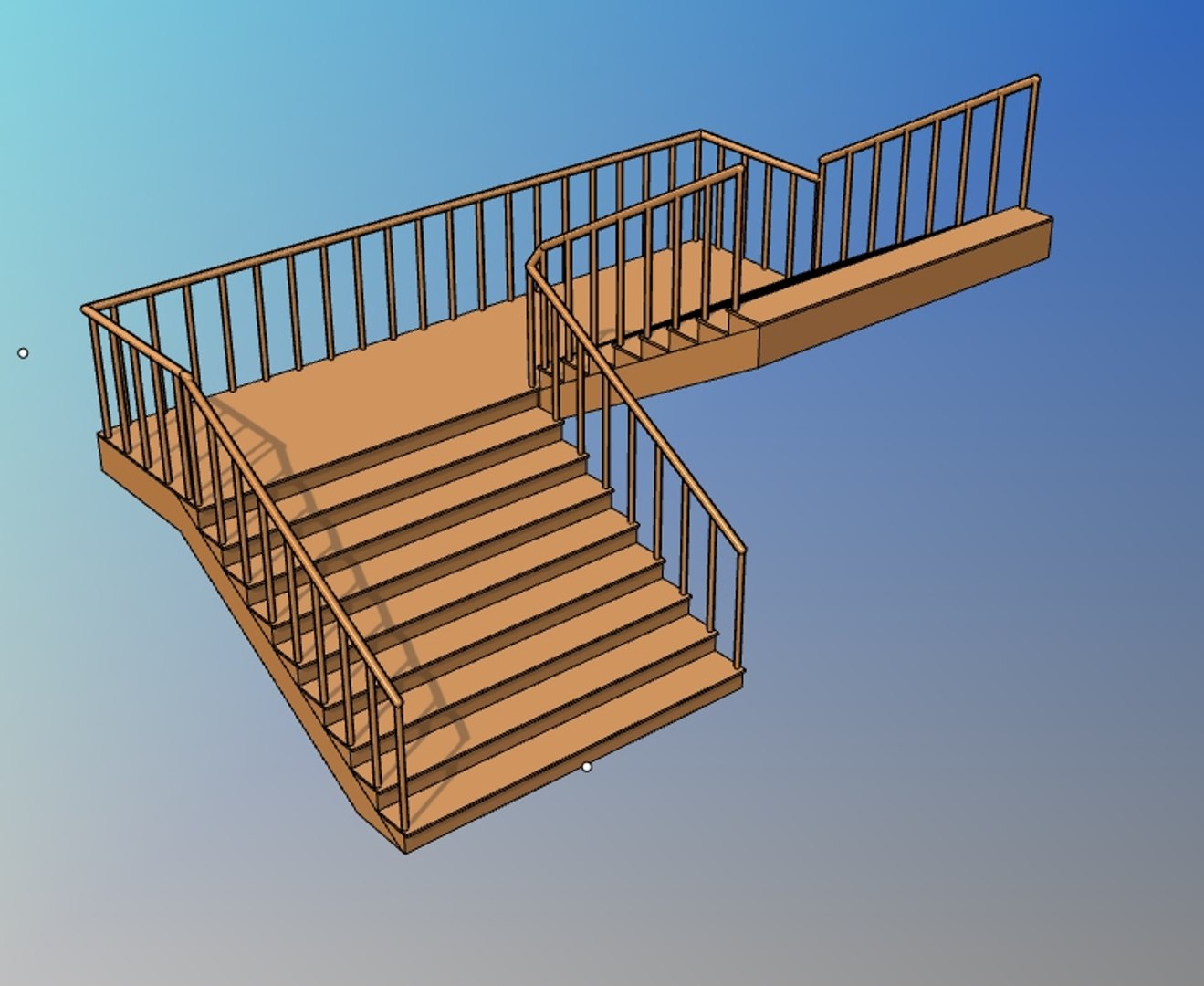 3D Rhino Parametric Stair - TurboSquid 1603084