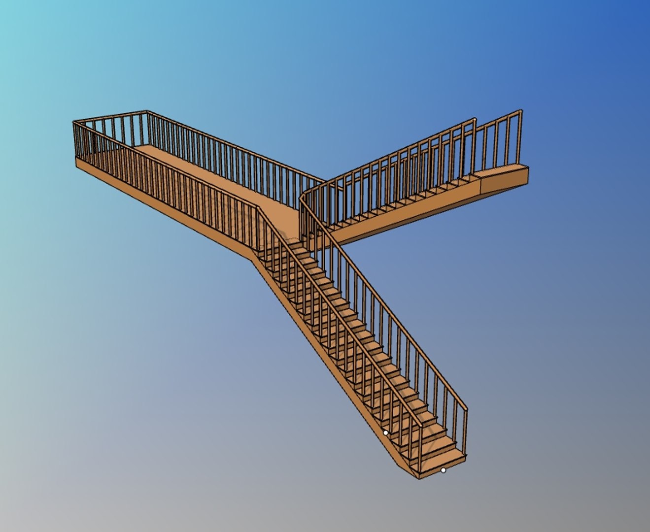 3D Rhino Parametric Stair - TurboSquid 1603084