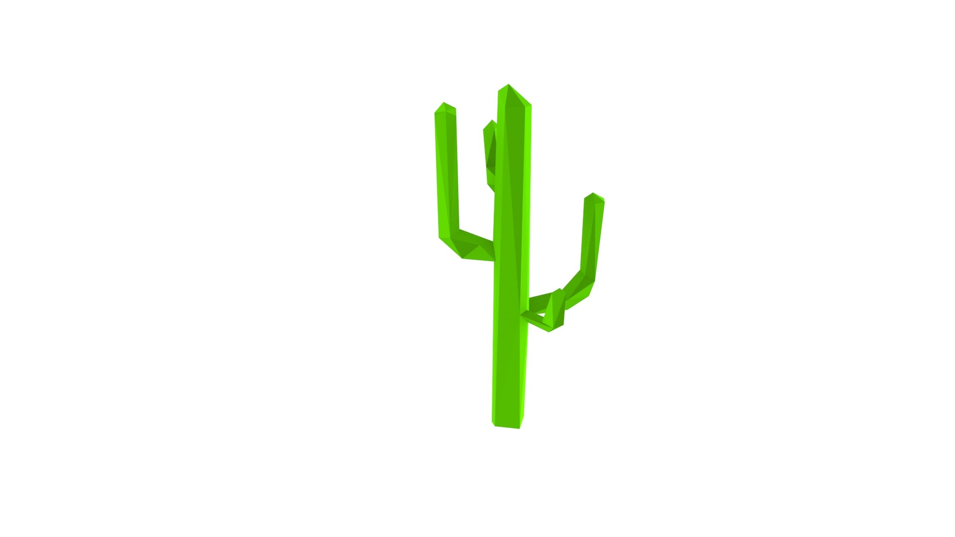 Cartoon Cactus Plant 3D Model - TurboSquid 2494714
