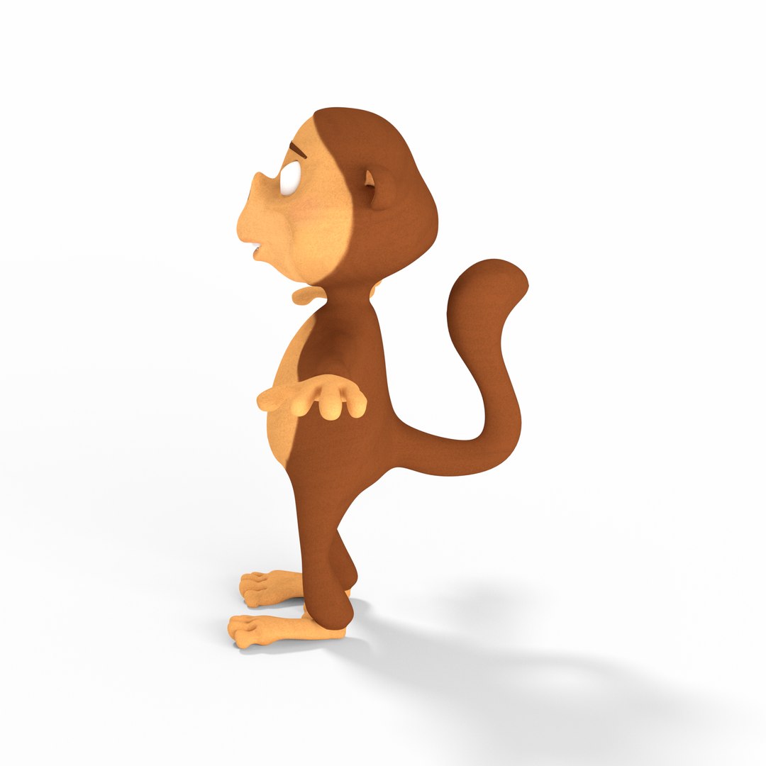 Cartoon Monkey 3D Model 3D - TurboSquid 2179087