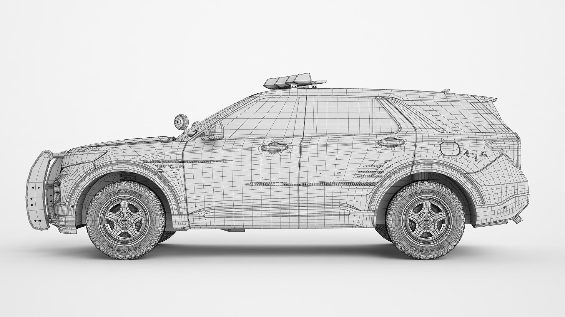 3D Ford Explorer 2020 Police 05 - TurboSquid 1729273