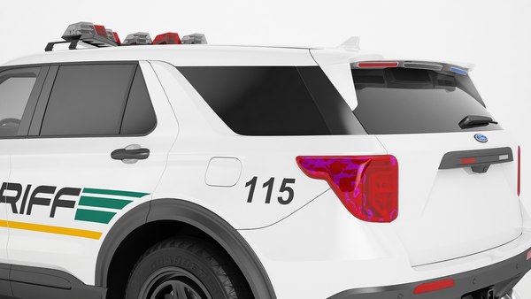 Ford Explorer 2020 Polizei 05 3D-Modell - TurboSquid 1729273