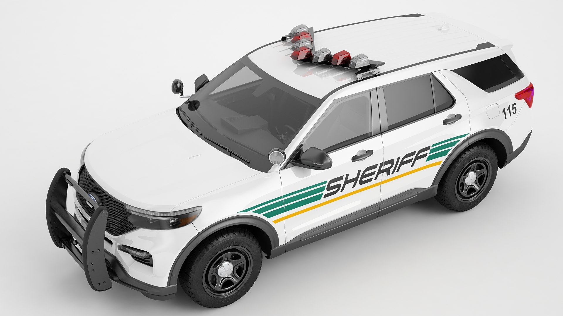 3D Ford Explorer 2020 Police 05 - TurboSquid 1729273