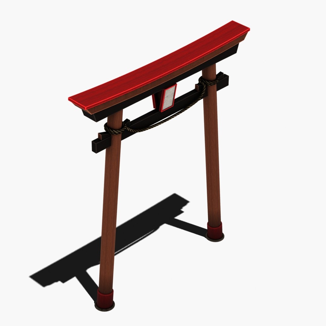 Japanese Furniture Kit - Torii Gate Modelo 3D - TurboSquid 1955875