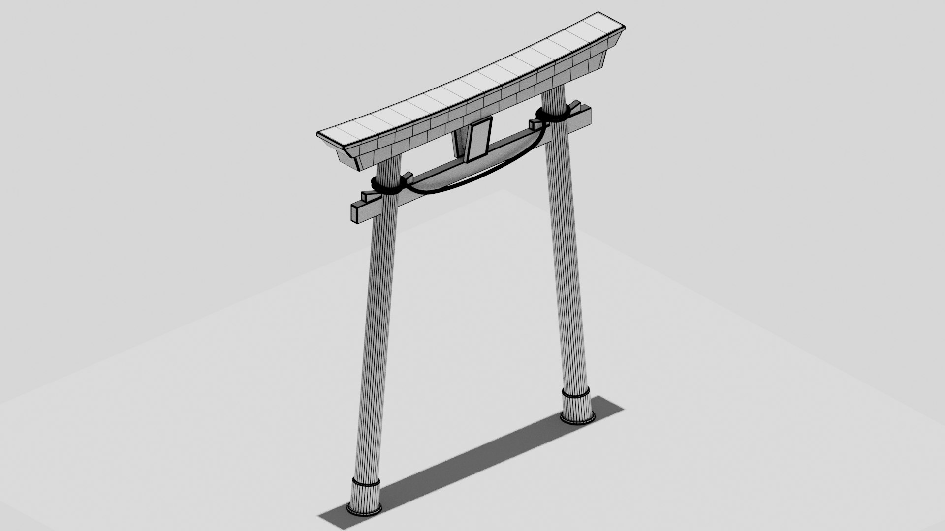 Japanese Furniture Kit - Torii Gate 3D Model - TurboSquid 1955875