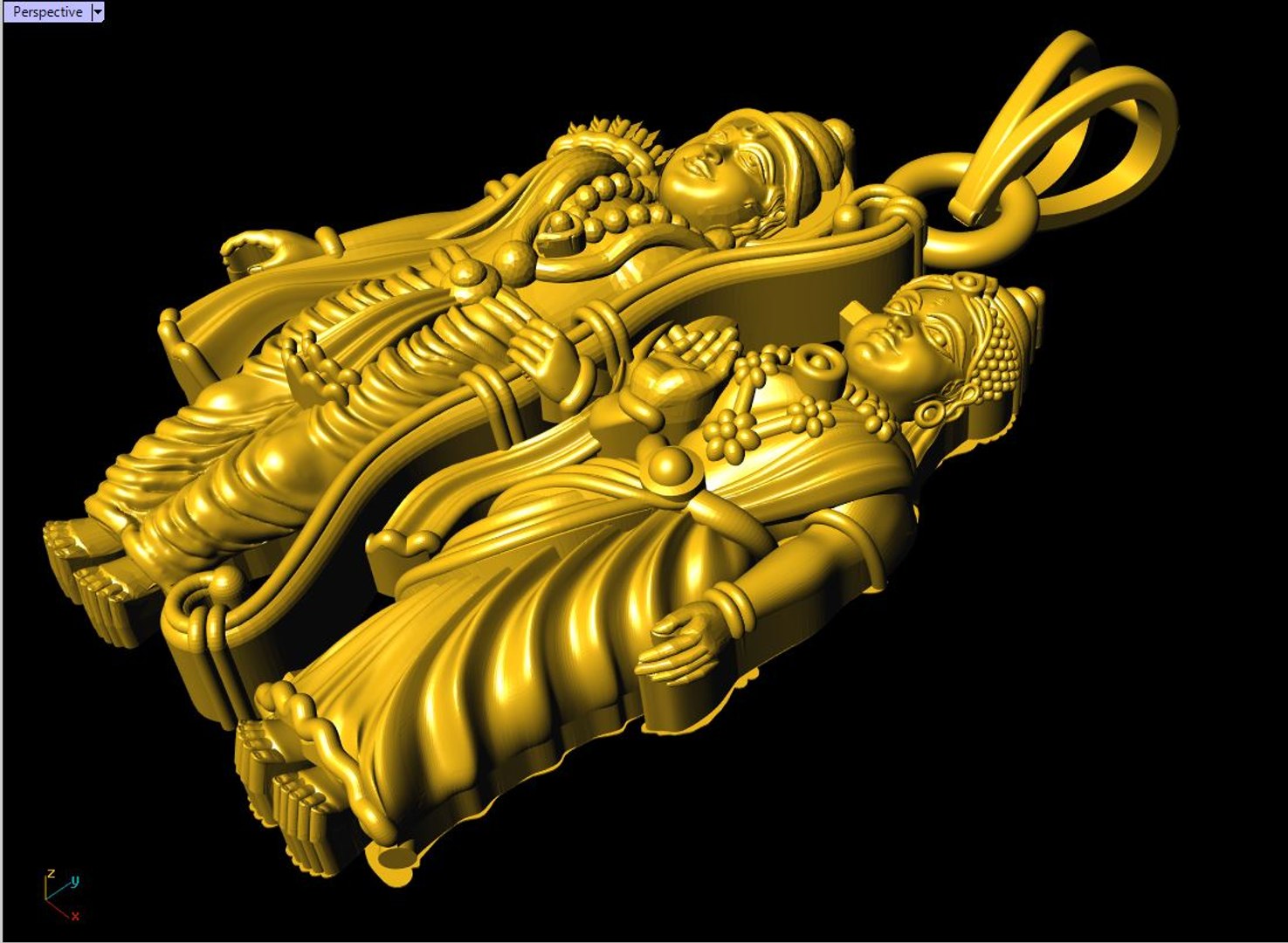 3D Sita Ram 3D Print Pendant File - 0046 Model - TurboSquid 2315213