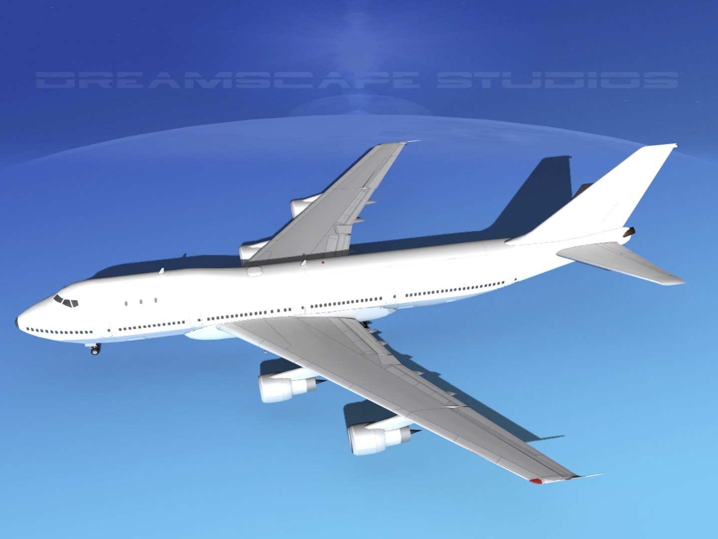 3d 747-100 Boeing 747 Model