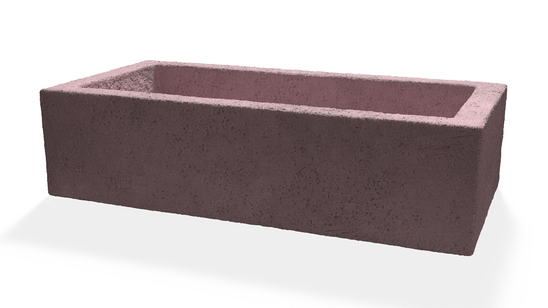 3D Pink Frogged Brick Block - TurboSquid 2145566