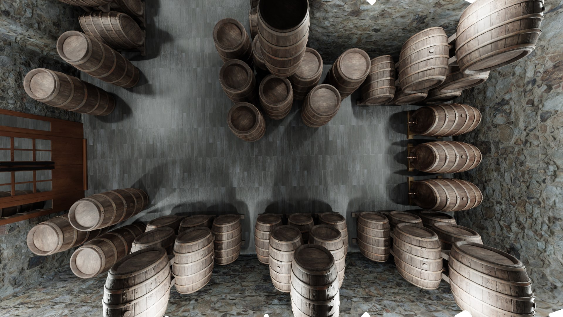 3D Wine Cellar 02 Model - TurboSquid 2017675