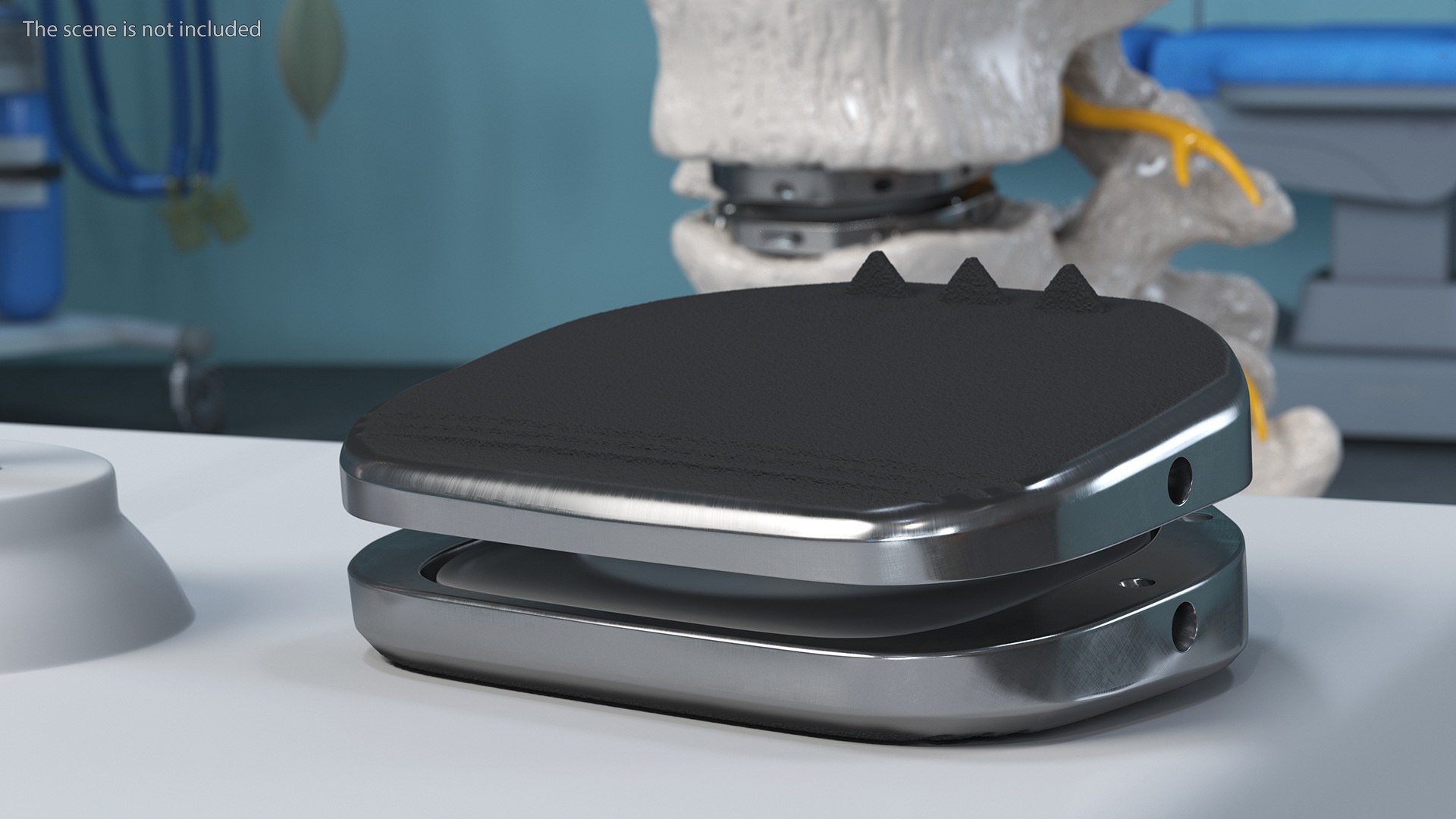 Spinal Lumbar Disc Prosthesis Implant 3D - TurboSquid 2205564