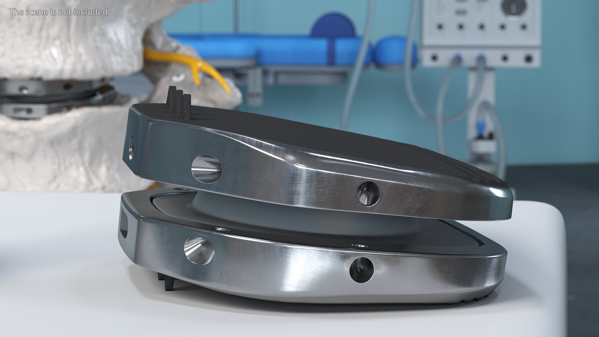 Spinal Lumbar Disc Prosthesis Implant 3D - TurboSquid 2205564