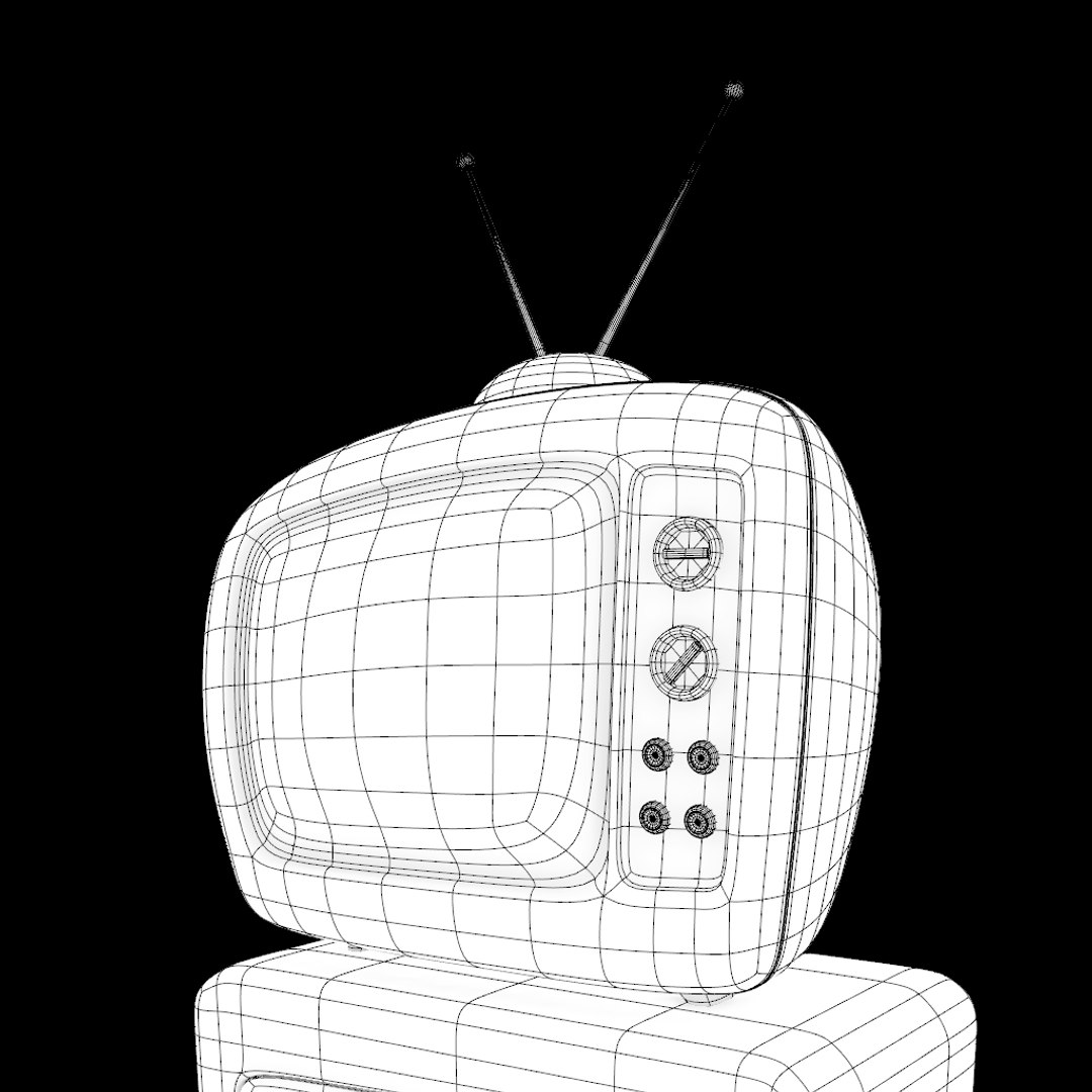 Cartoon Tv Model - TurboSquid 1465707