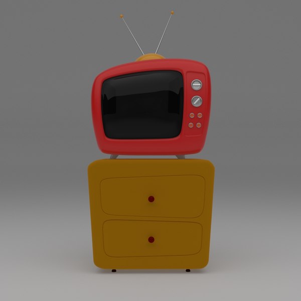 Cartoon tv model - TurboSquid 1465707