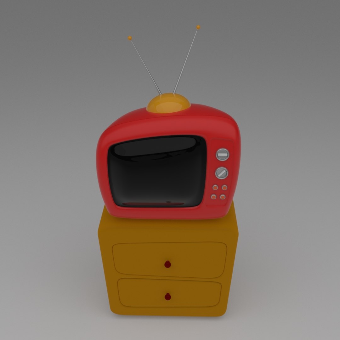 Cartoon Tv Model - TurboSquid 1465707