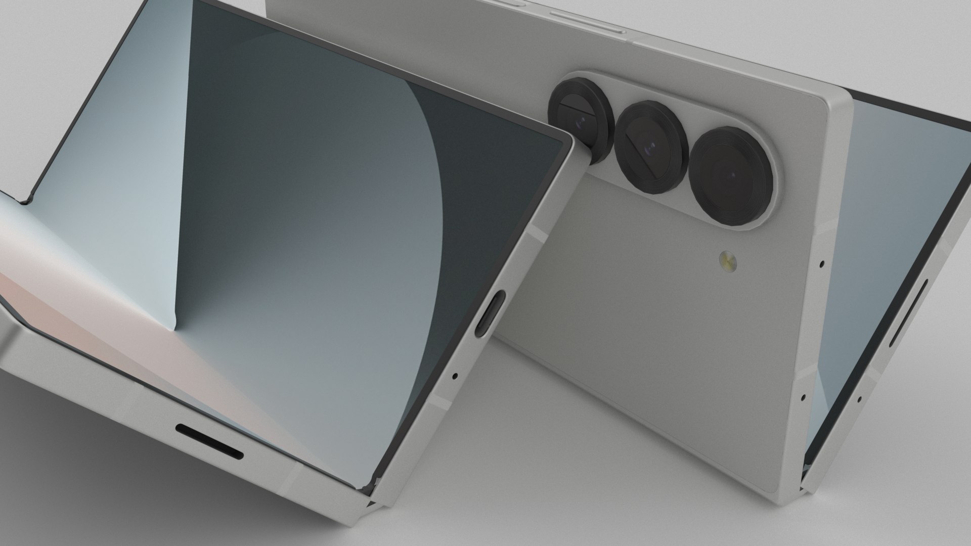 3D Model Samsung Galaxy Z Fold 6 White - TurboSquid 2337983