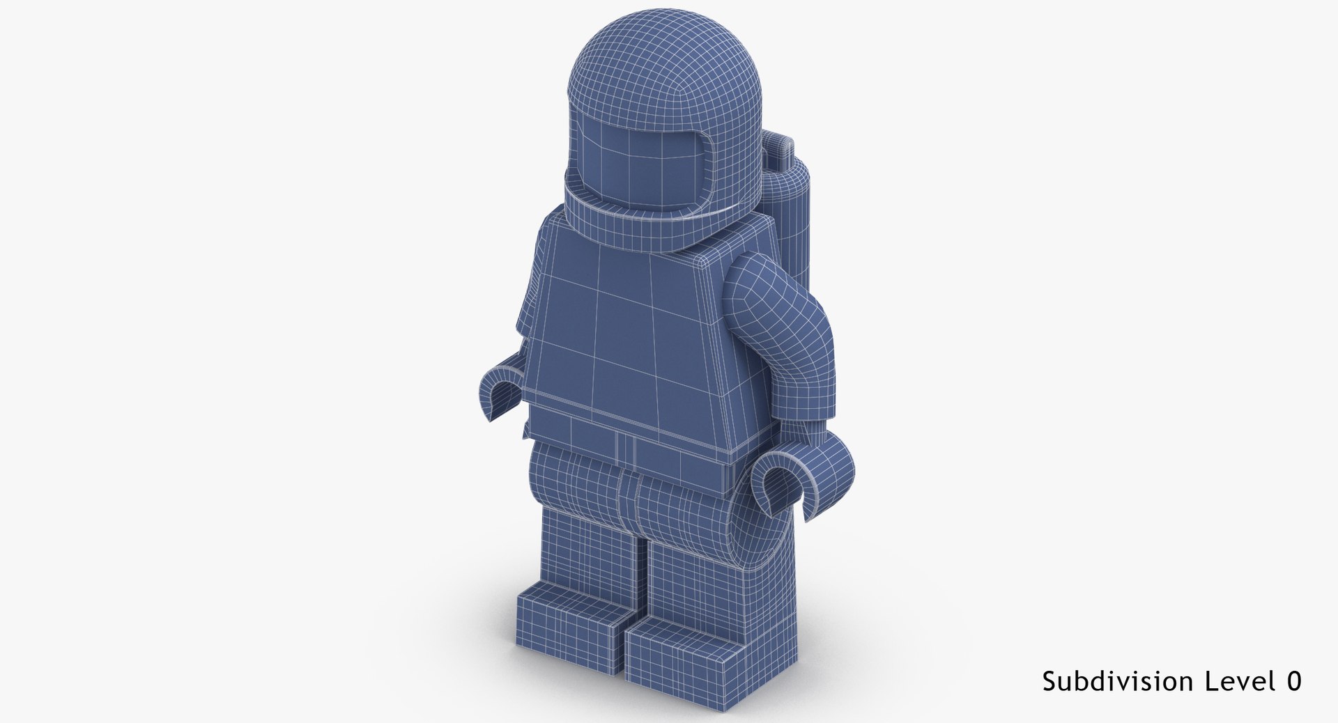 Lego Man Astronaut 02 3D - TurboSquid 1344341