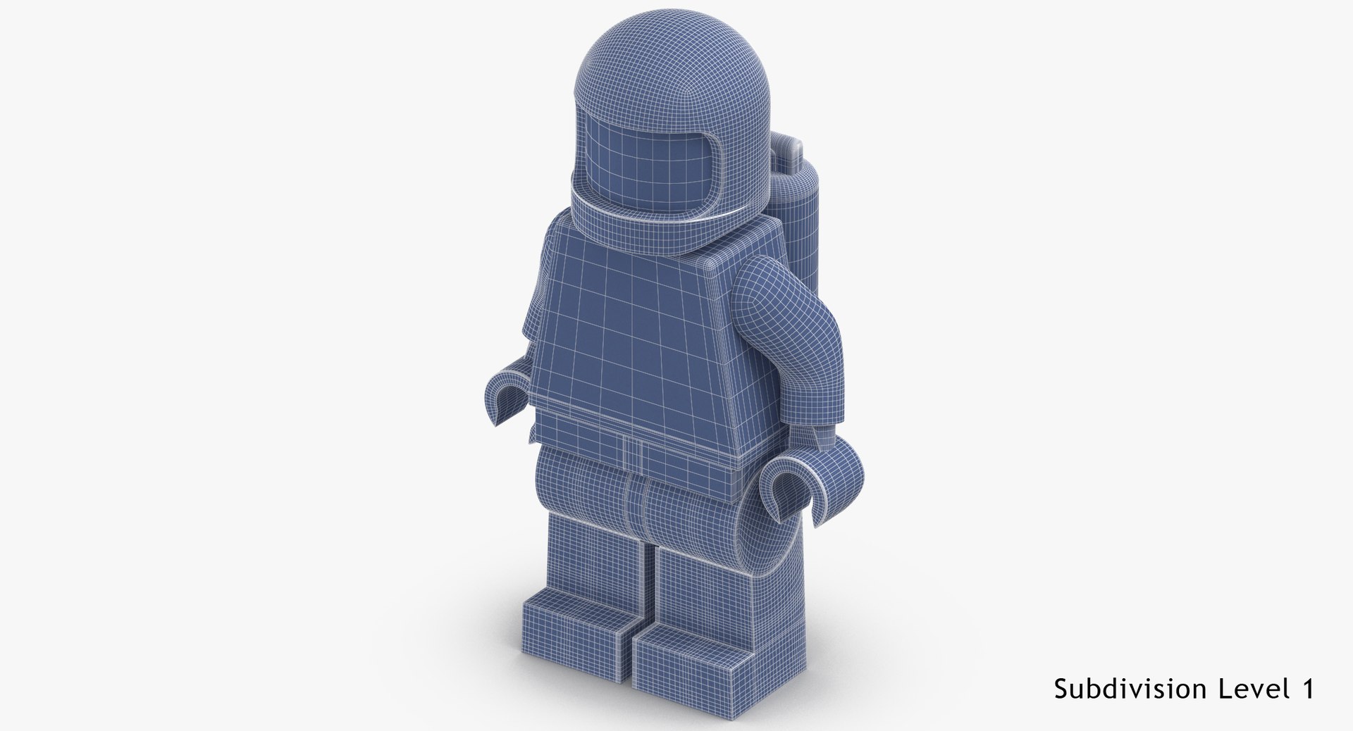 Lego Man Astronaut 02 3D - TurboSquid 1344341