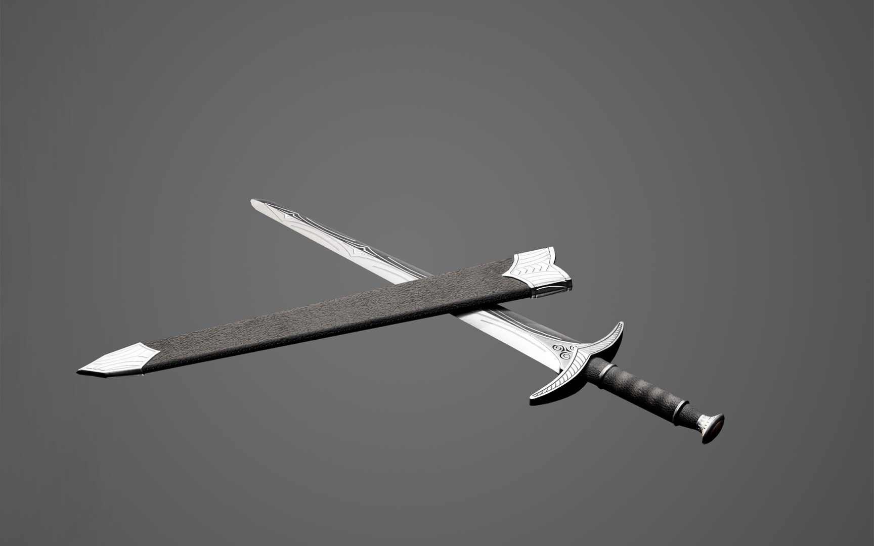 Sword Longsword Single-handed Model - TurboSquid 1680304