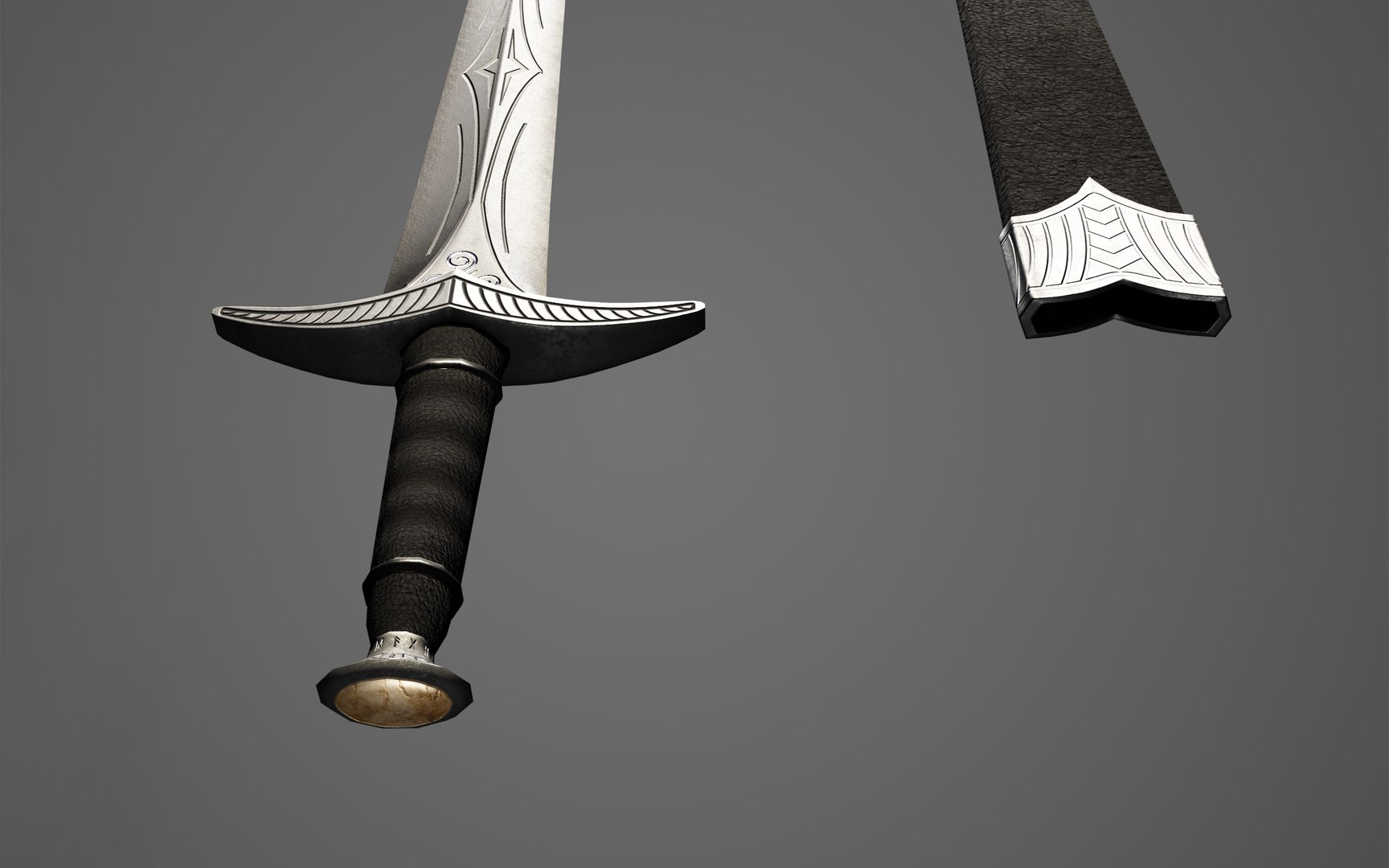 Sword Longsword Single-handed Model - TurboSquid 1680304