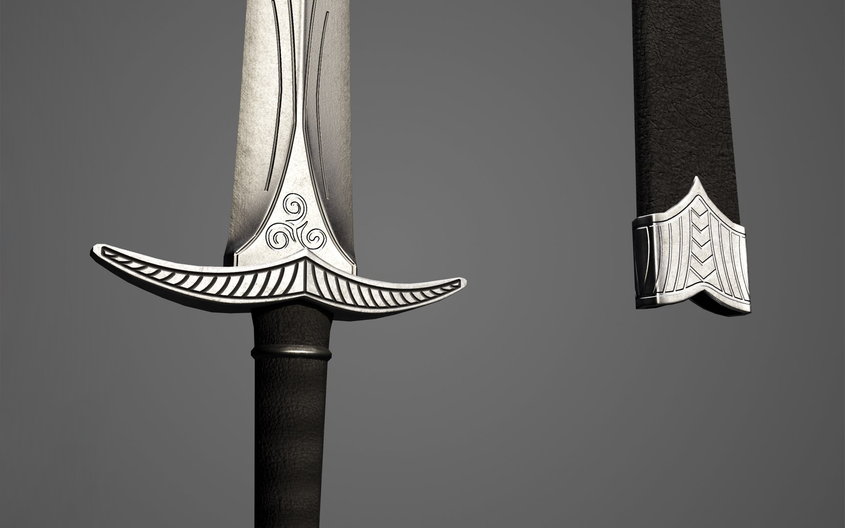 Sword Longsword Single-handed Model - TurboSquid 1680304