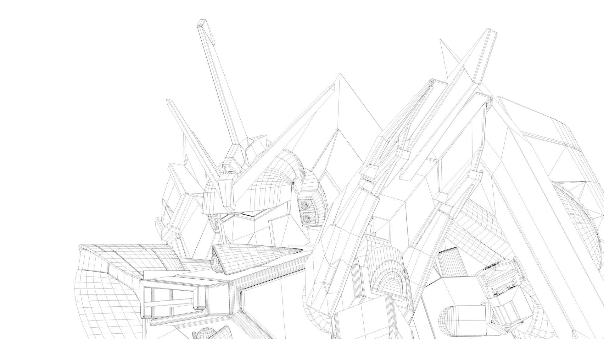 Gundam 3 3D Model - TurboSquid 2212876