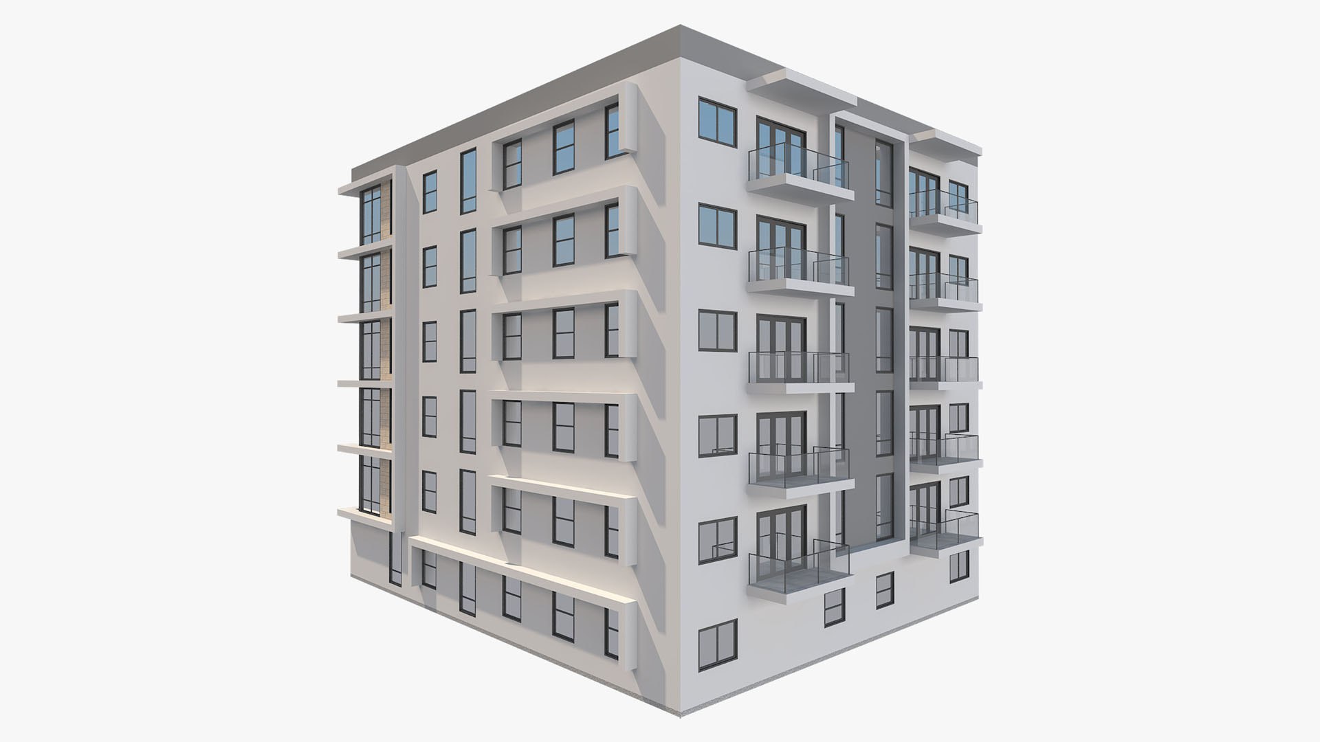 Building Apartment Model - TurboSquid 1294223