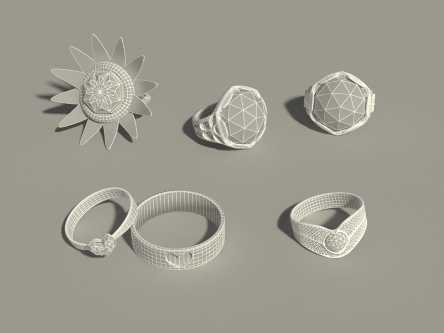 Rings 3d Model