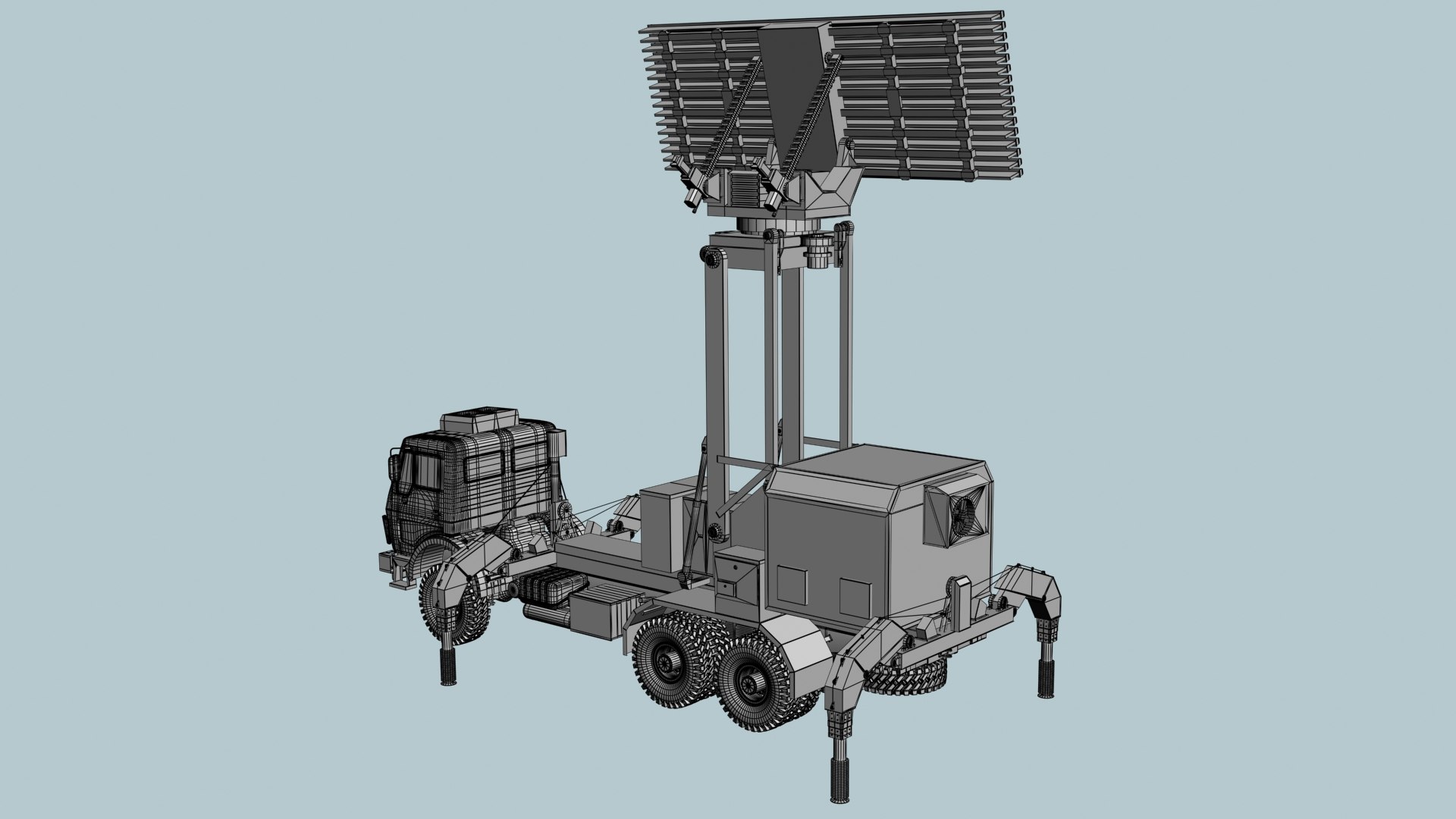 3D Type 120 Radar - TurboSquid 1832563