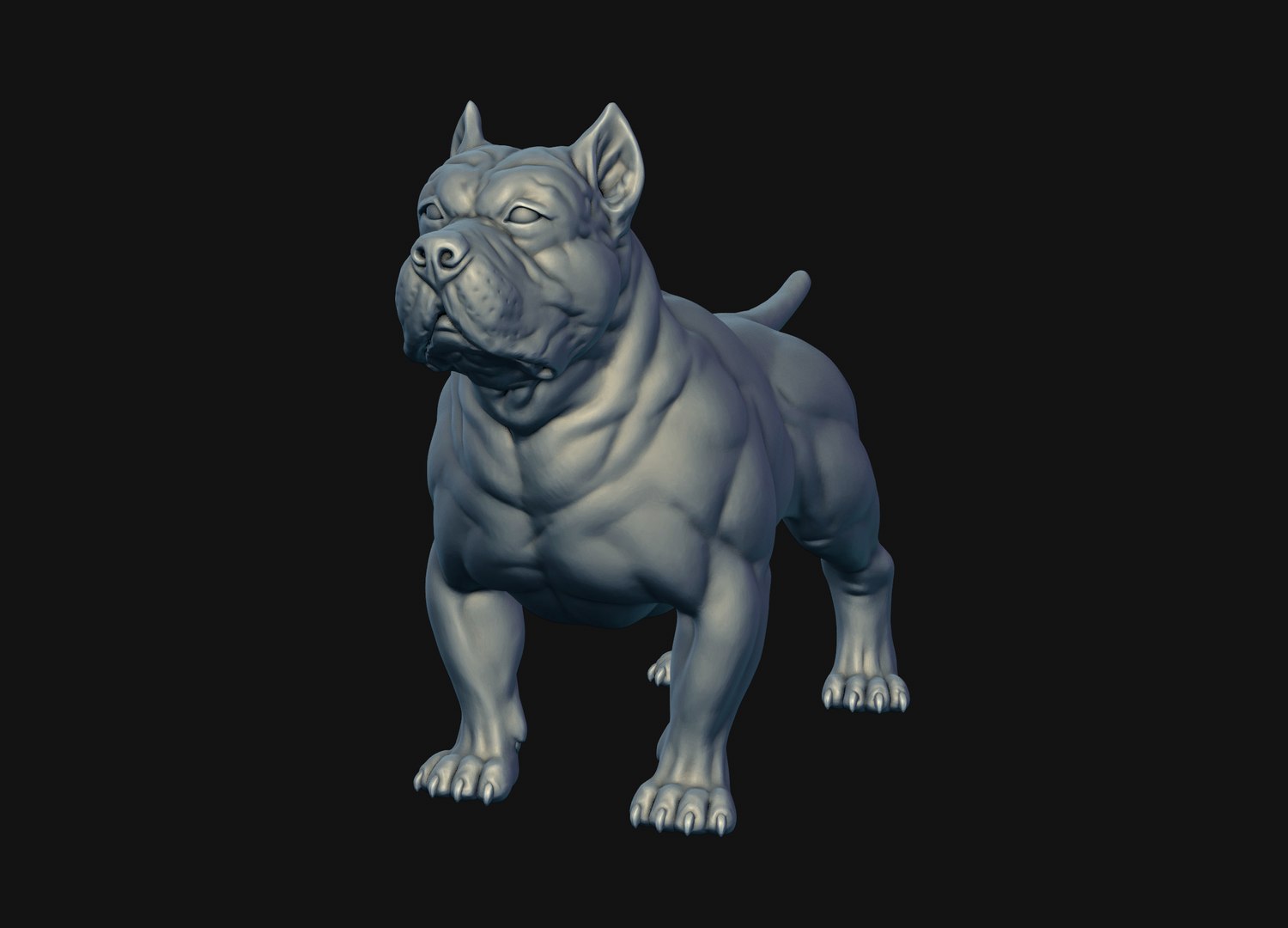 3D model American Bully 3D print - TurboSquid 1872334