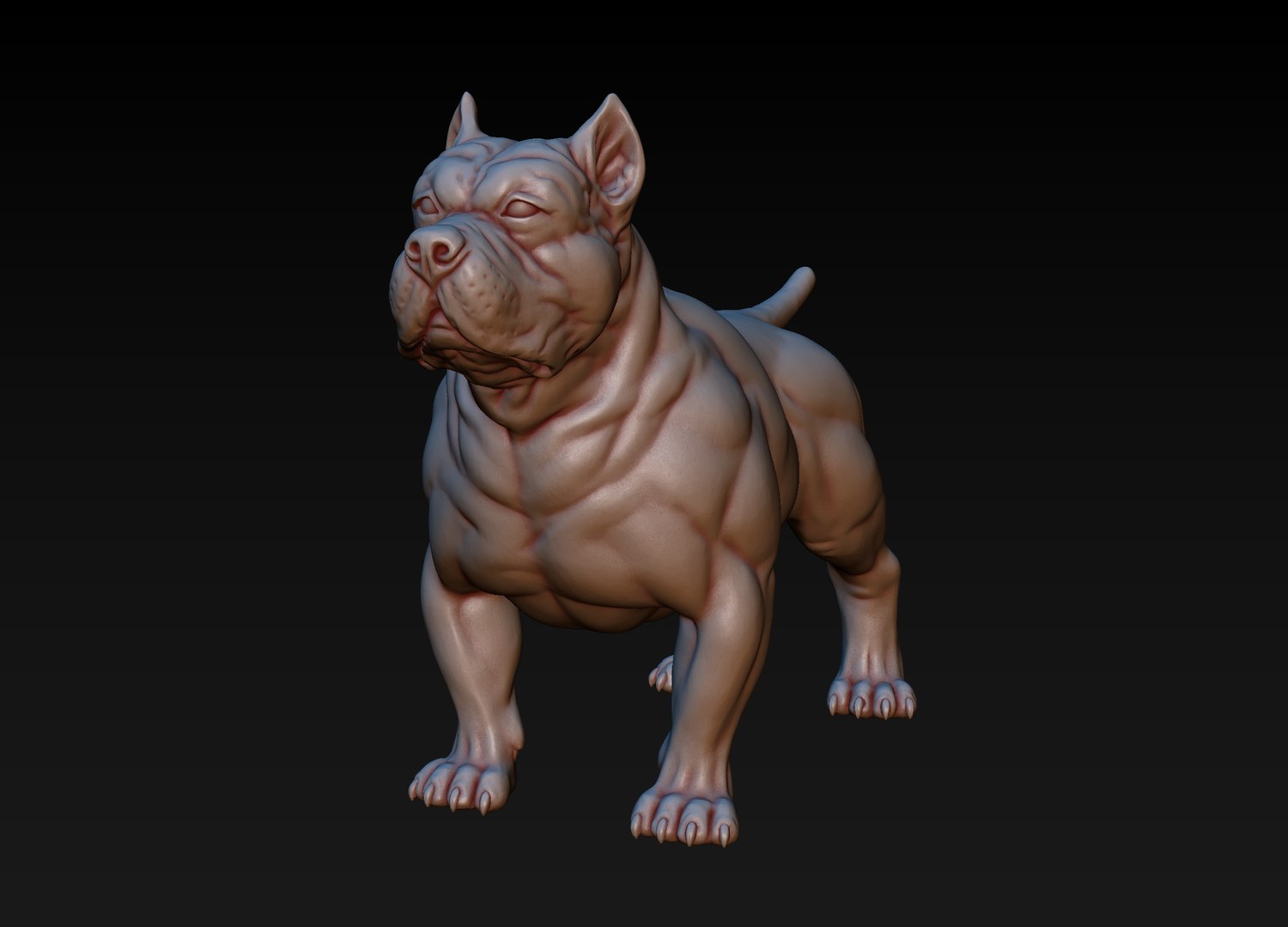 3D model American Bully 3D print - TurboSquid 1872334