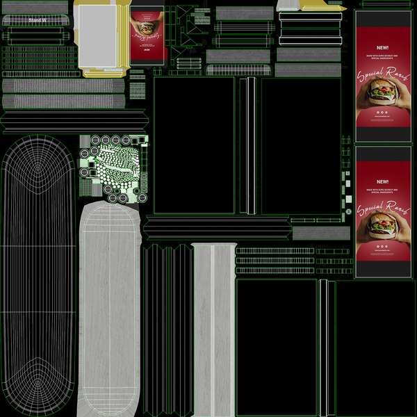 Street Elements 3D model - TurboSquid 1733253