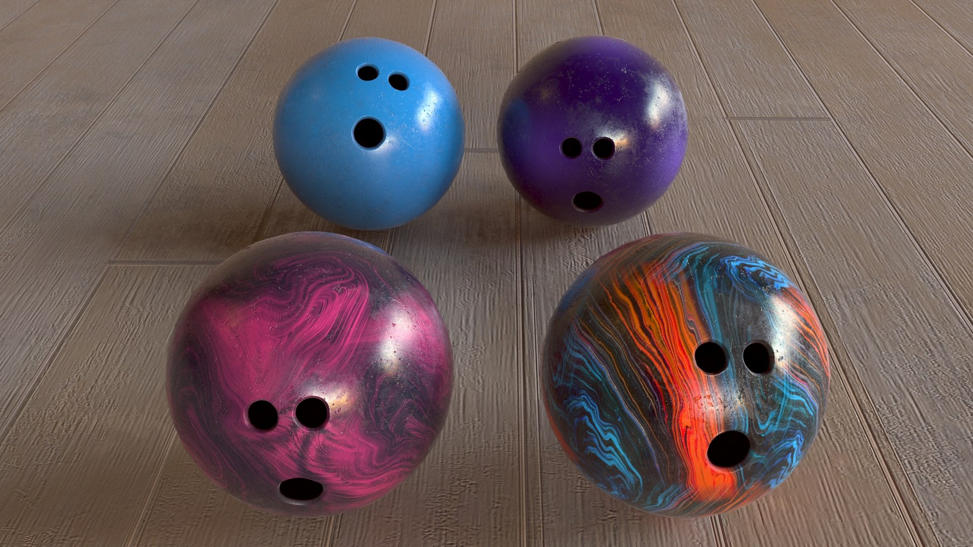 3D Model Pbr Settings Bowling Pin - TurboSquid 1455864
